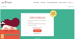 Creditcard ASN Bank Aanvragen of Wijzigen